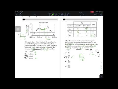 SAT Practice Test #3 Math With Calculator - YouTube