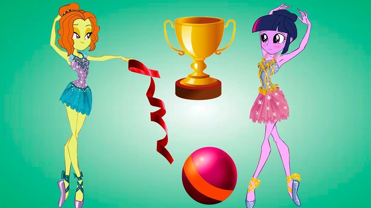 My Little Pony MLP Equestria Girls gymnastics Animation Collection ...