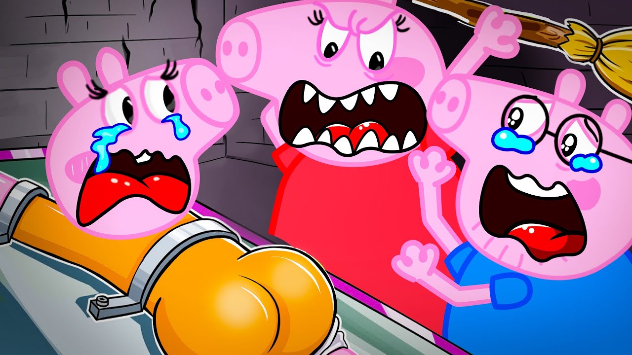 Geogre Drink Peppa Pig's Juice | Peppa Pig Funny Cartoon - YouTube
