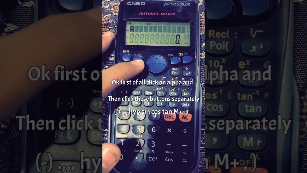 How To Write Alphabets On Calculator YouTube How To Write Alphabets On Calculator YouTube