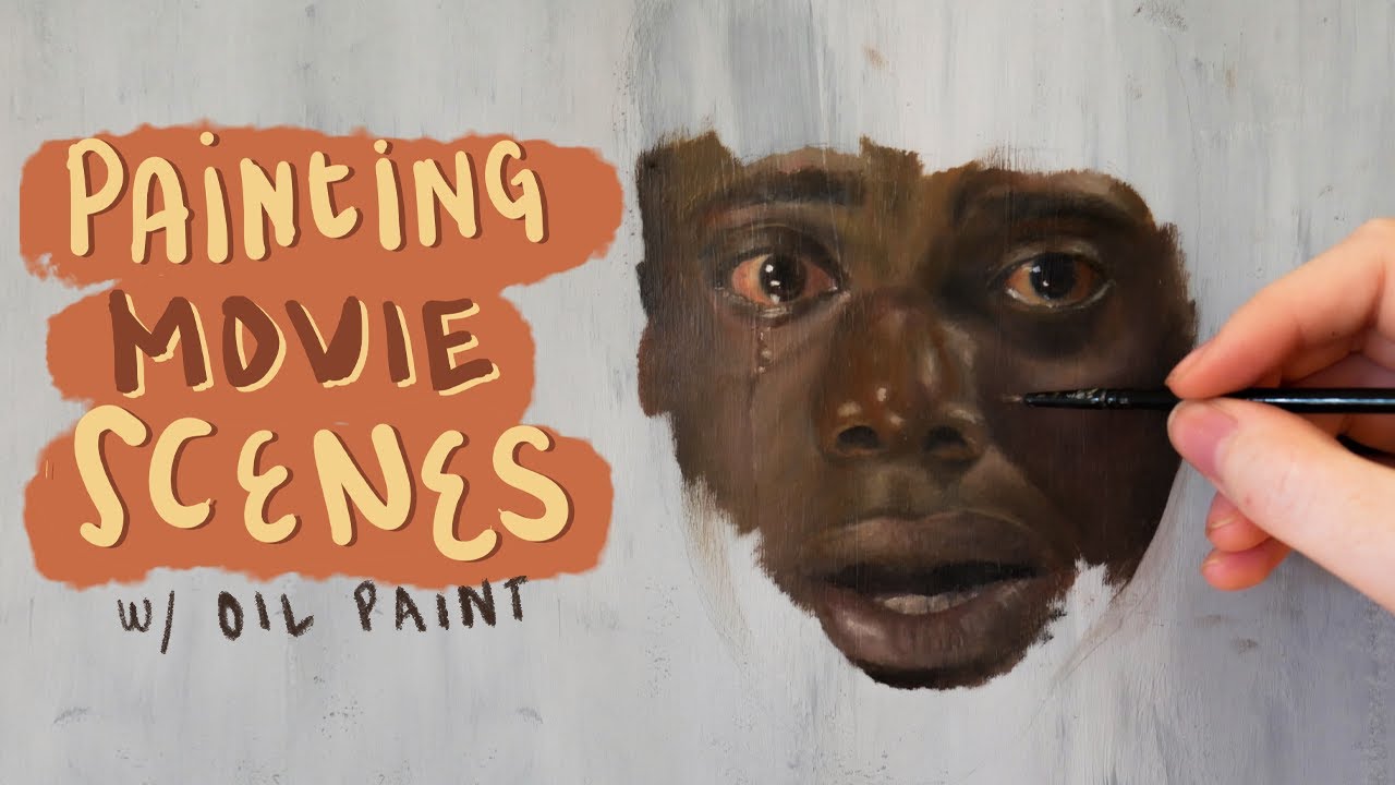 Painting Movie Scenes with Oil Paint 🎥 Collab with nessart16 | painting ...