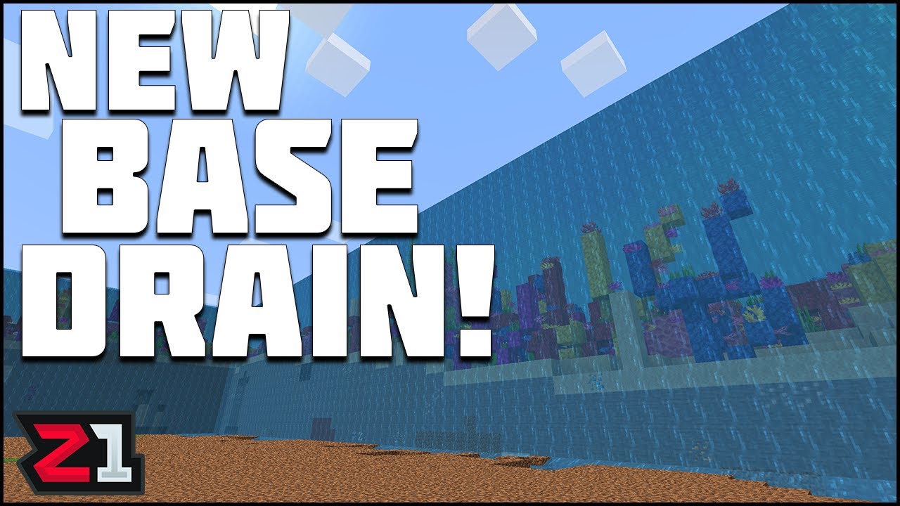 NEW BASE Place and Ocean Draining ! All The Mods 6 Minecraft Ep.22 | Z1 Gaming - YouTube
