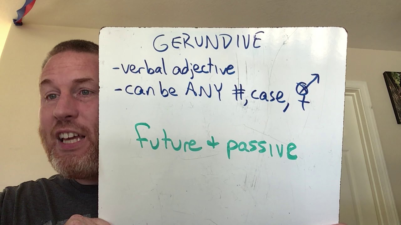 Latin 3 - Gerunds/Gerundives Introductory Lesson - YouTube