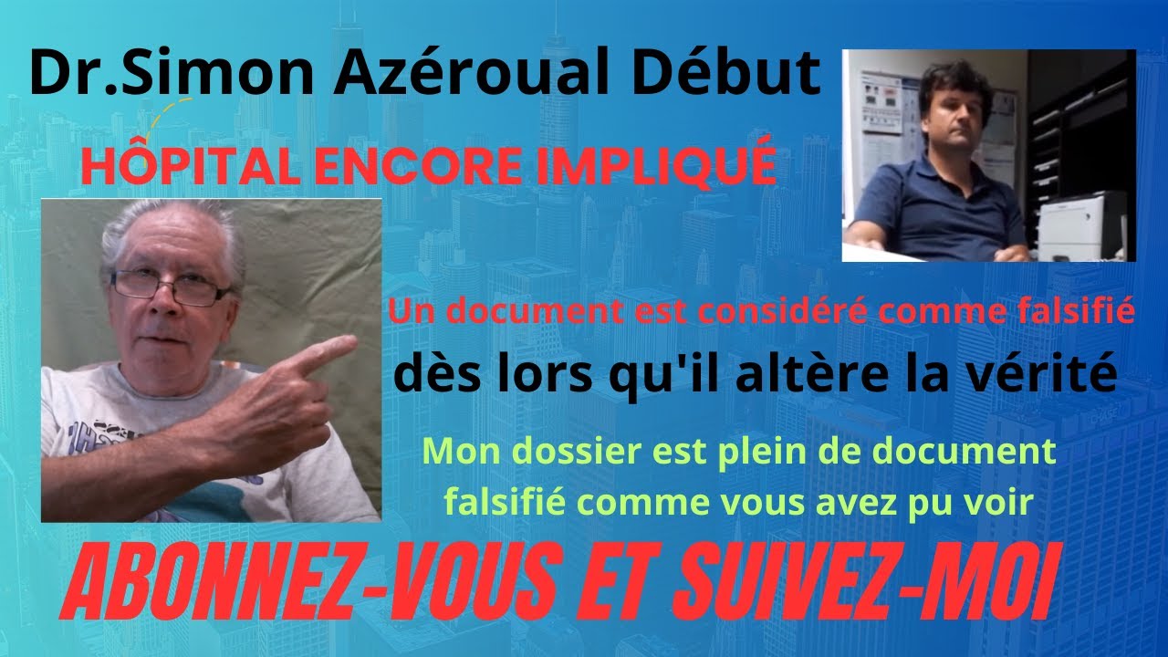 2020 03 31 début Dr Simon Azéroual. Dr. Paul Ricard et hôpital document ...
