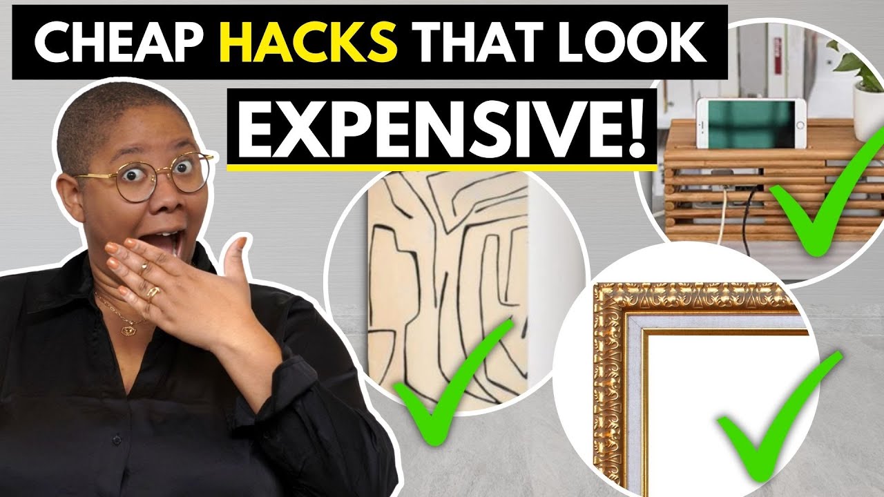 6 Cheap Design Hacks that Add Luxury to Your Space! - YouTube
