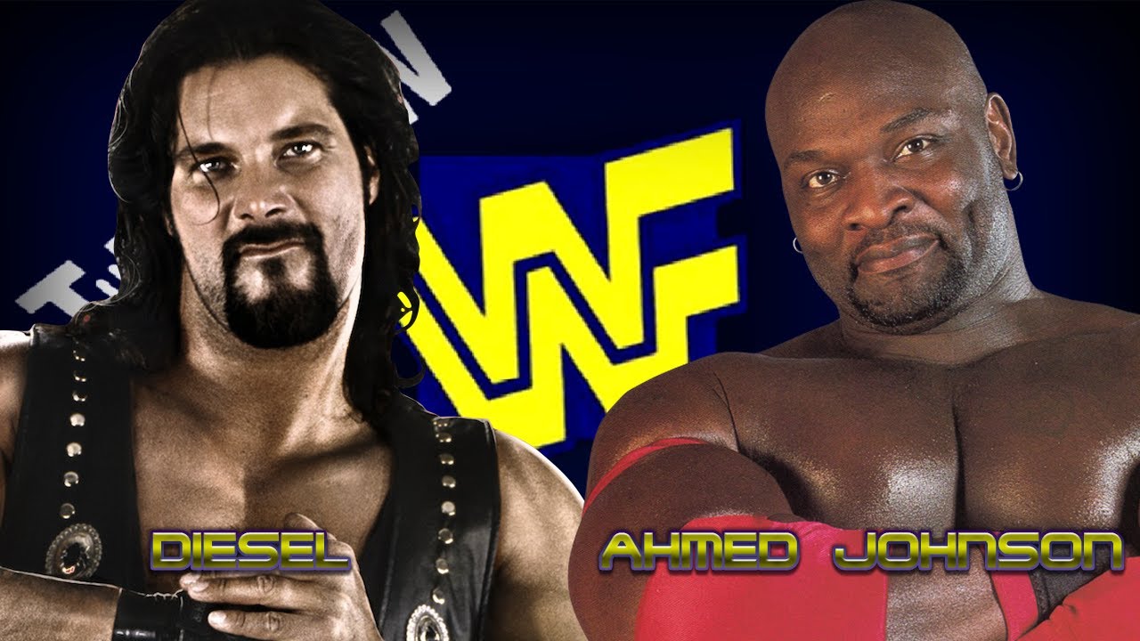 WWF 'New Generation' 2.1 Matches - Diesel vs Ahmed Johnson - YouTube