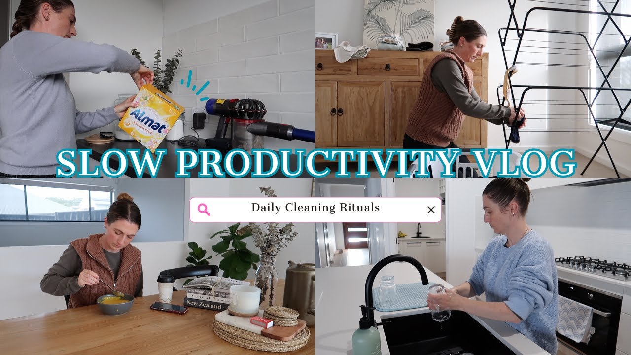 🌿 SLOW PRODUCTIVITY | Peaceful Days of Cosy Homemaking, Cleaning ...
