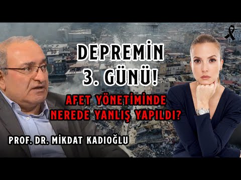 Marmara Depreminde Bu Yıkımın 3 Katı Olacak - Prof. Dr. Mikdat Kadıoğlu