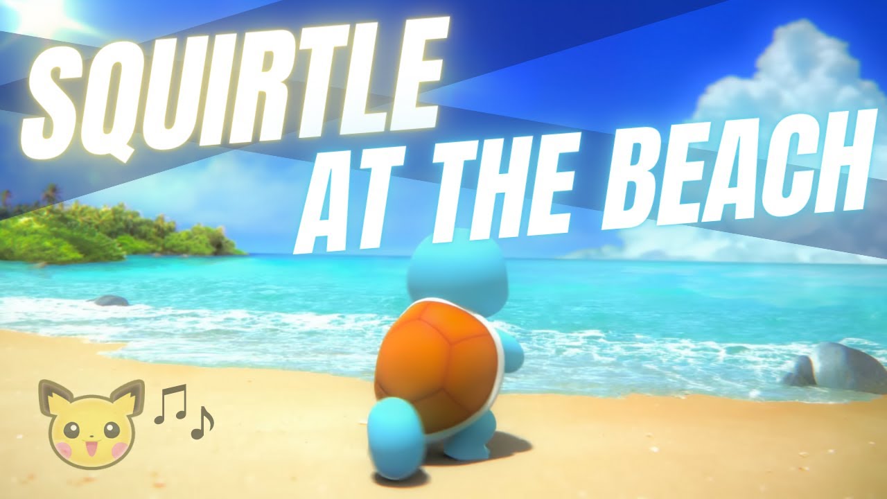 squirtle at the beach with alola music 🏖️ - YouTube