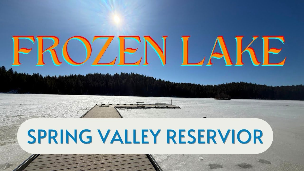 Spring Valley Reservoir – A Beautiful Sunny Day & Frozen Lake || Idaho ...