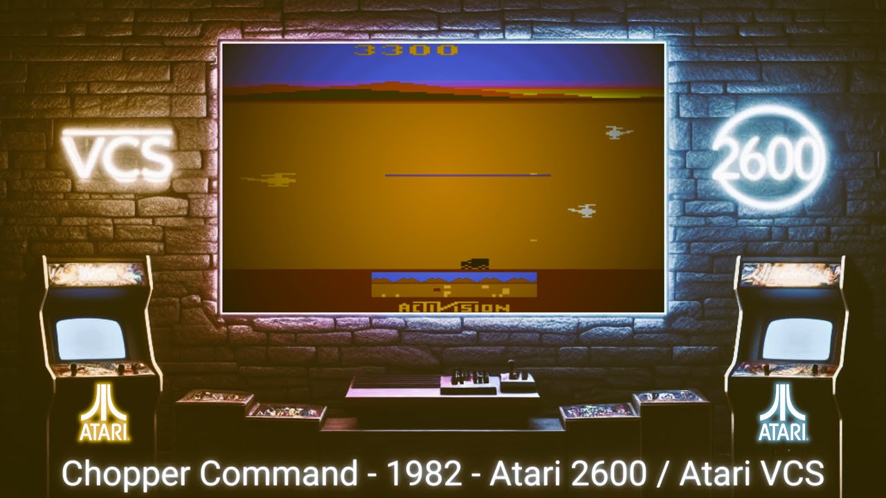 Chopper Command - 1982 - Atari 2600 ( Atari VCS ) - YouTube