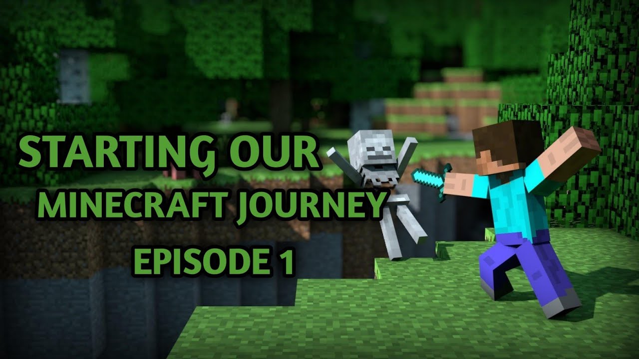 STARTING OUR MINECRAFT JOURNEY 😎🤟/ minecraft / #1 / - YouTube