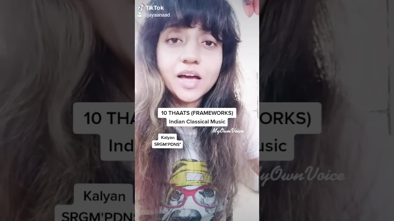 Learn 10 thaats Indian Classical Music in 60 sec series jayaa naad ...