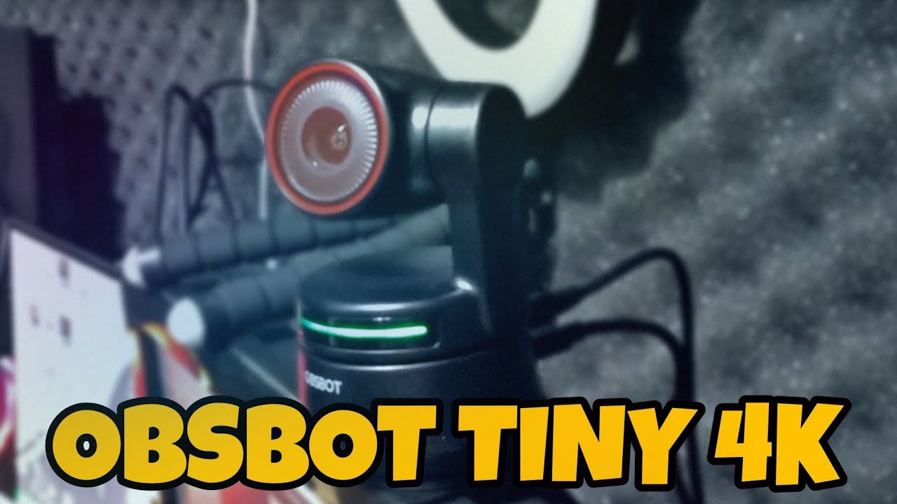 OBSBOT TINY A MELHOR WEBCAM DE TODAS COM IA INTEGRADA E IMAGEM EM 4K - YouTube