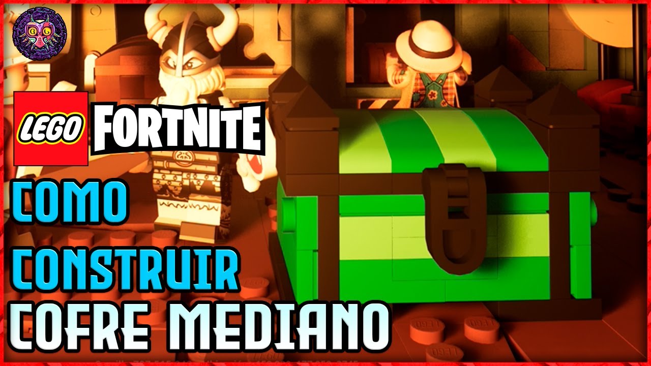 Lego Fortnite | Como construir el COFRE MEDIANO - YouTube