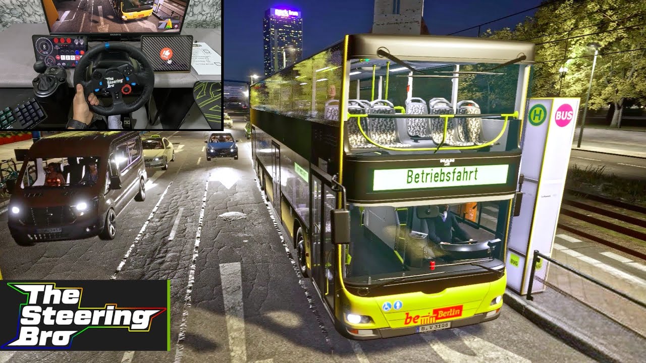 The Bus - MAN Lion's City Double Decker | G29 Steering Wheel & Gear ...