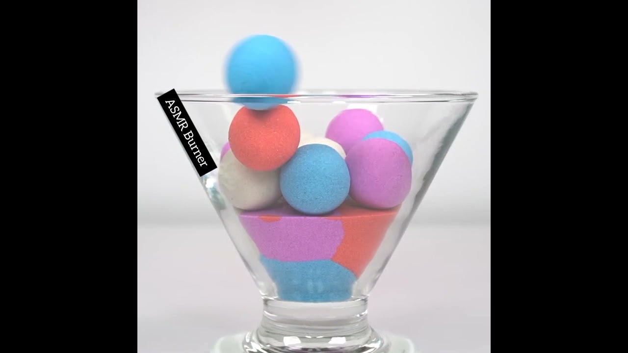 Kinetic Sand Balls Drop And Squish 😍 #shorts - YouTube