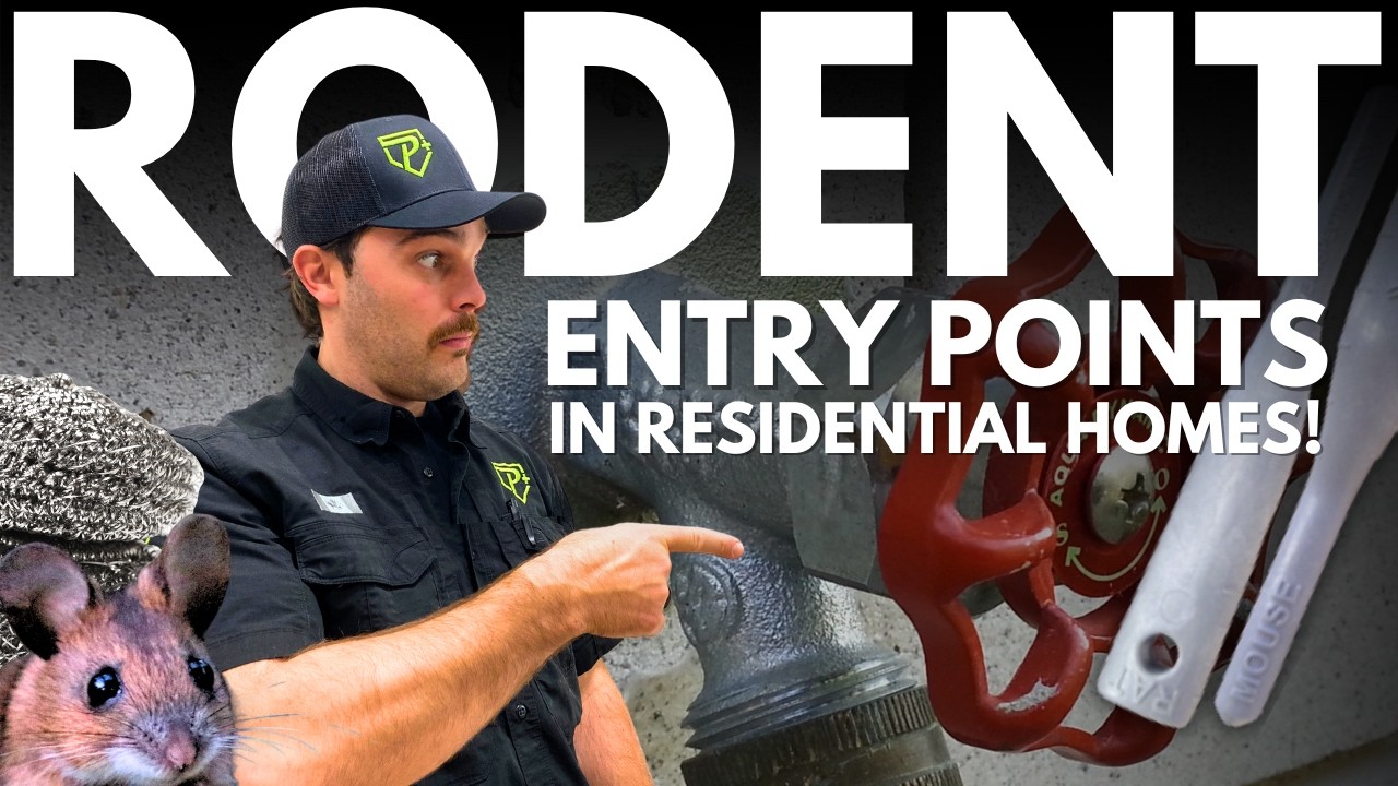 Rodent Entry Points in Residential Home! - YouTube