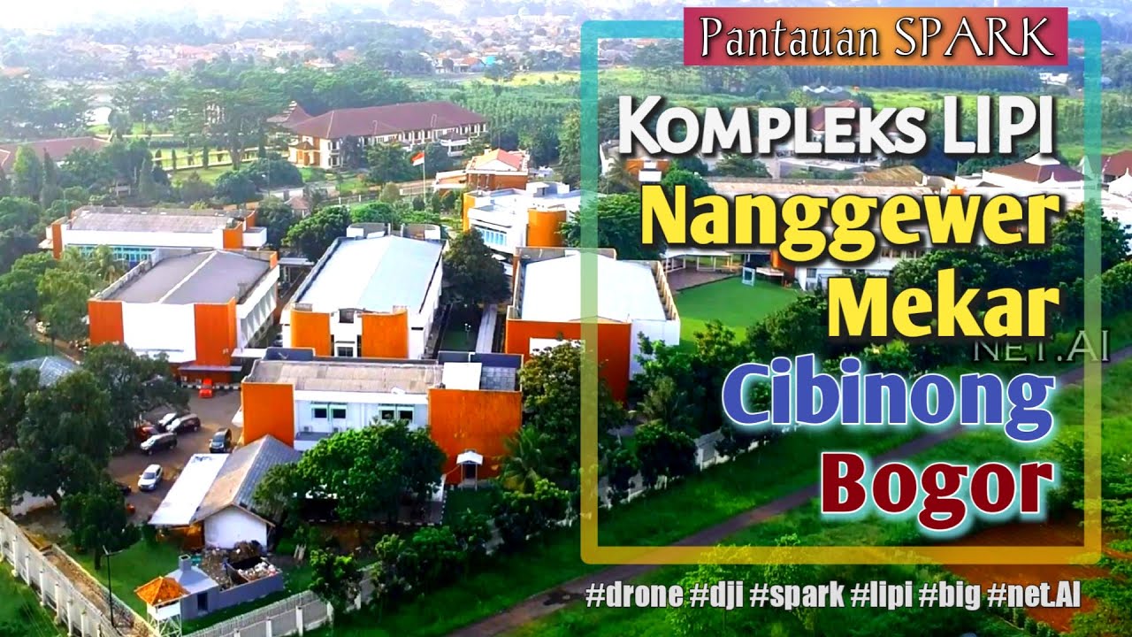 Drone Spark View: Kompleks LIPI di Desa Nanggewer Mekar, Cibinong ...