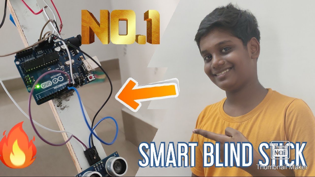 SMART BLIND STICK MAKING IN A EASY AT LOCK DOWN - YouTube