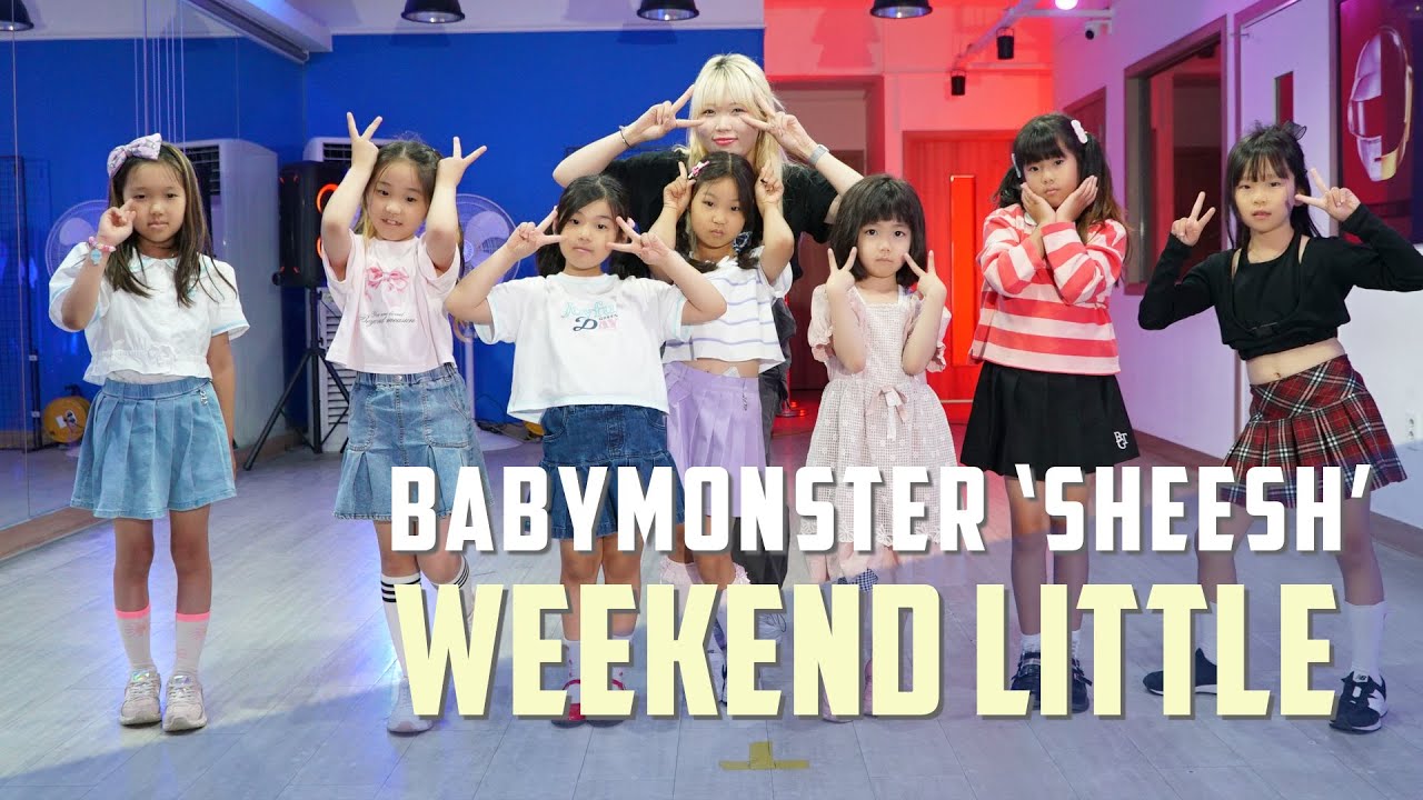 인천 유아 댄스학원 리듬하츠 (부평점) 주중 LITTLE | BabyMonster 'SHEESH' - YouTube