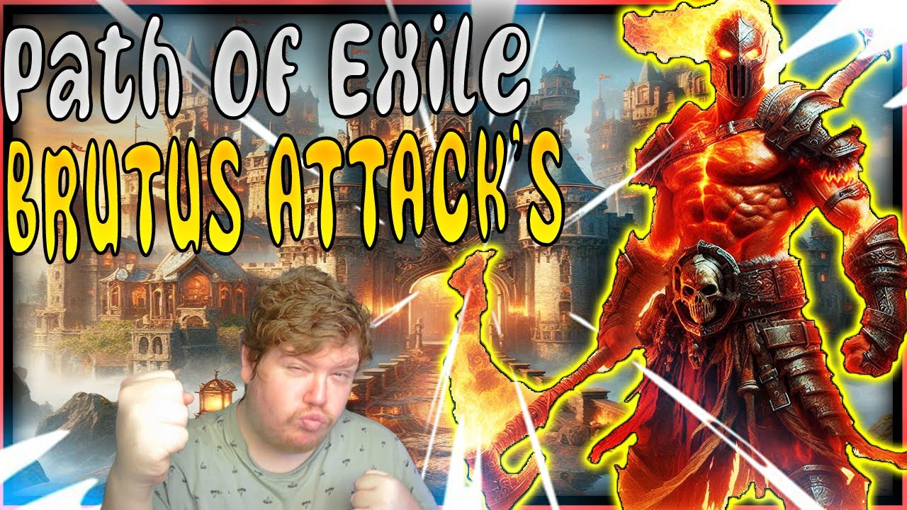 Path of Exile 1 Legacy of Phrecia Barbarian Commander - Brutus Attacks ...