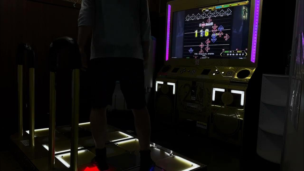 [DDR] 足10 STARS☆☆☆（Re-tuned by HΛL） - DDR EDITION - EDP (HSx0.5) PFC 999650 Expert double - YouTube