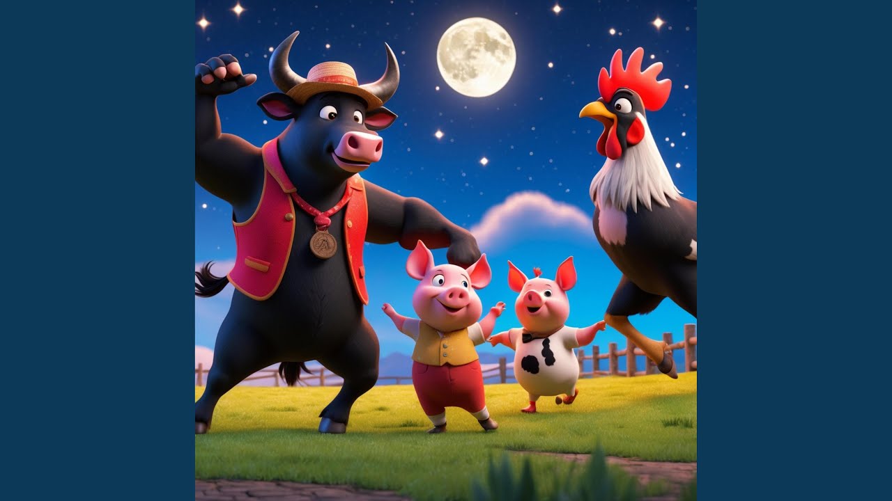 Black-Faced Bull and His Farm Friends - YouTube