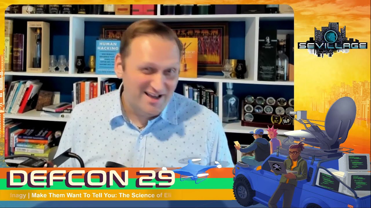 The SEVillage at DEF CON 29: Chris Hadnagy - Make Them Want To Tell You ...