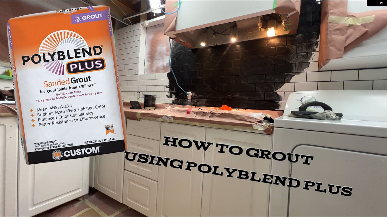 How to Grout Tile Using : POLYBLEND PLUS - YouTube