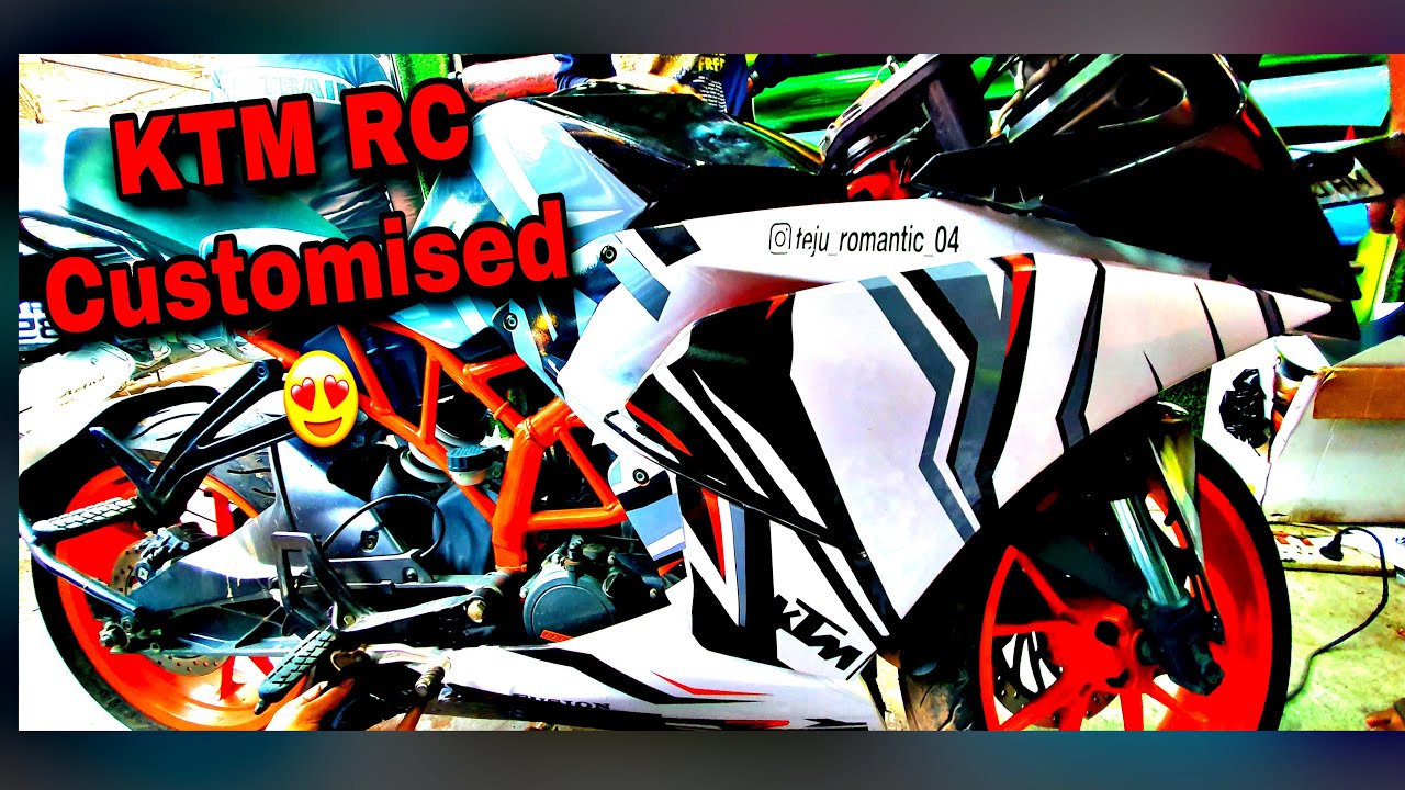 KTM RC 390 Modification | kTM Full Wrapping | KTM Modified | Hs ...