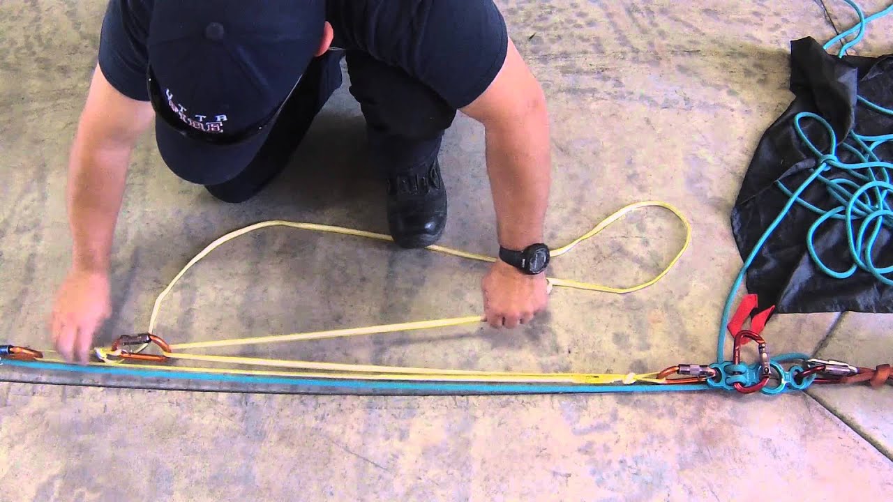 4:1 Pig Rig Mechanical Advantage with a Dyneema Sling - YouTube