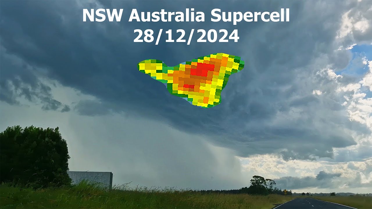 My First Australian Supercell! Coraki Nsw Australia Storm Chase 28th ...