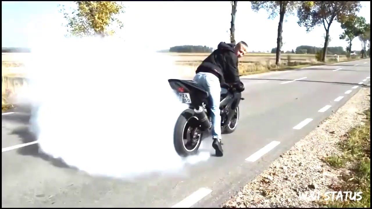Best burnout ever in playdate song mix ducati bmw ninja - YouTube