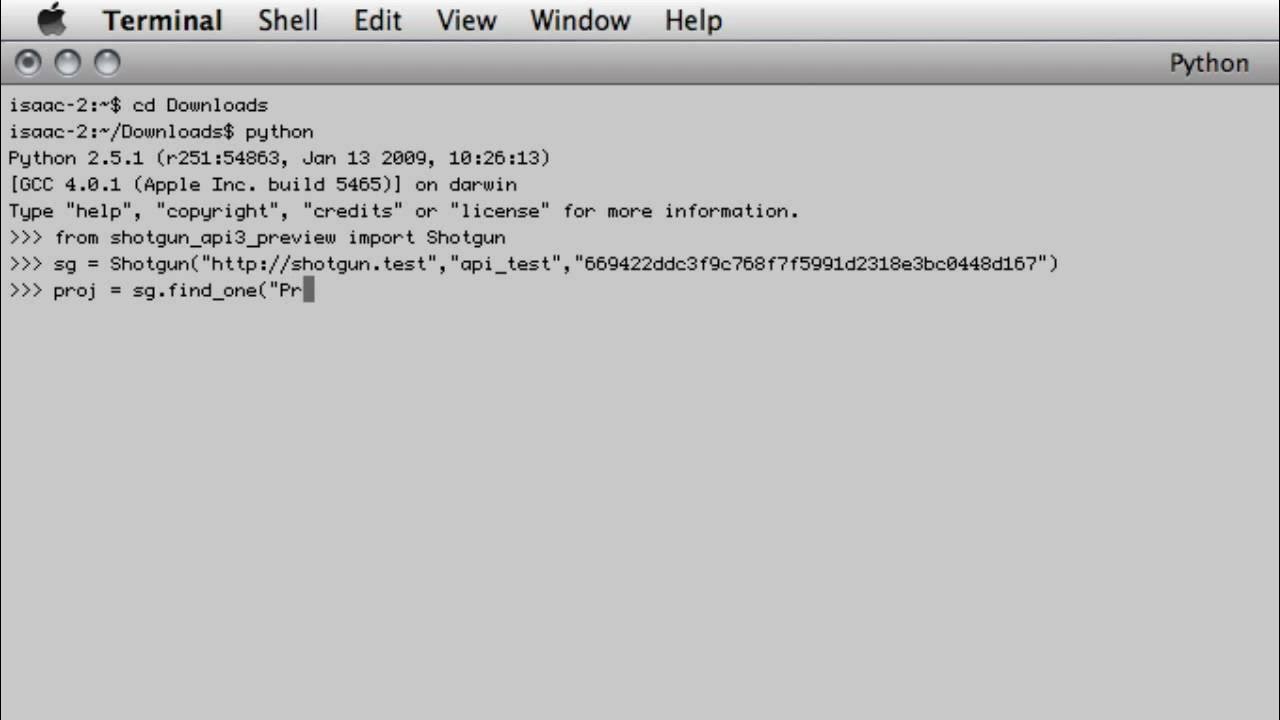 Shotgun - API Overview - YouTube