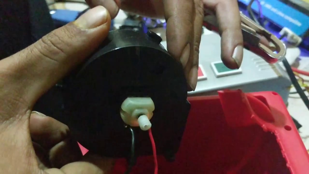 Magic smoke and sparks from a DC motor - YouTube