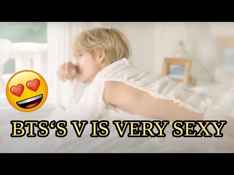 V BTS Appears Half Naked Posing on a Bed in the DICON Video