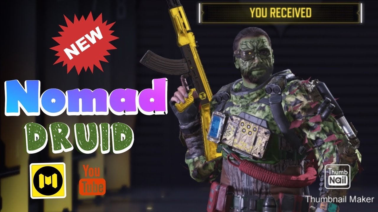 *NEW* FREE to Play “NOMAD - DRUID” Skin | COD Mobile - YouTube