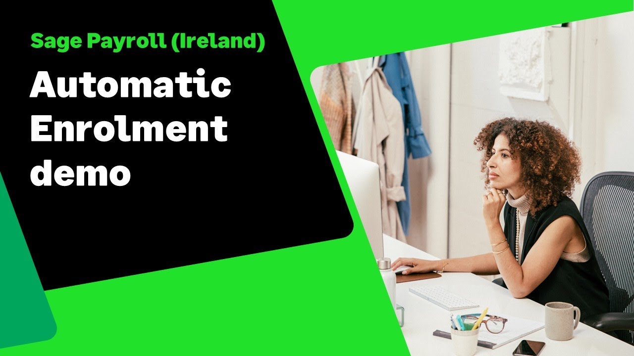 Sage Payroll (Ireland) - Automatic enrolment demonstration - YouTube