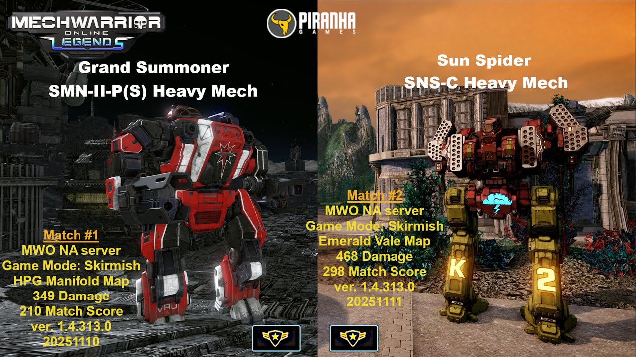 🤖 MechWarrior Online - Lance - Grand Summoner SMN-II-P(S) and Sun ...