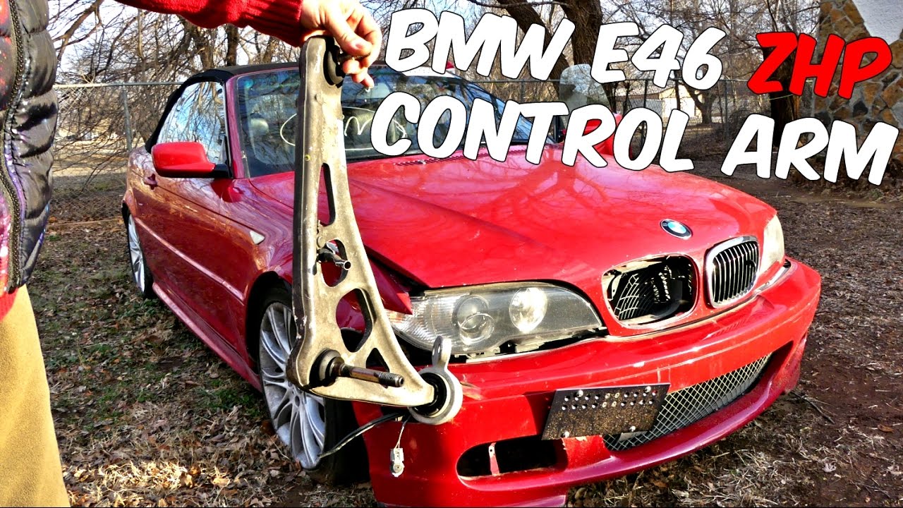 Project: BMW E46 330CI ZHP Control Arm Replacement ZHP PROJECT - YouTube