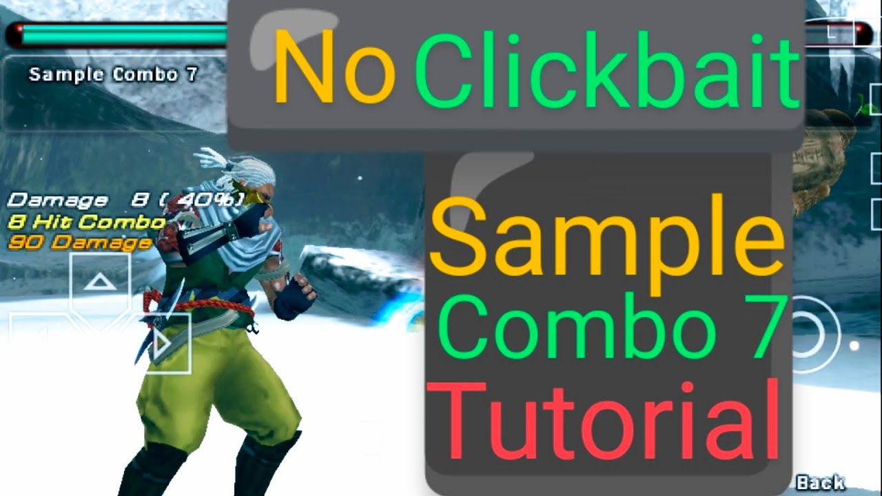 RAVEN SAMPLE COMBO 7 TUTORIAL | WITH INPUT INFORMATION | TEKKEN 6 ...