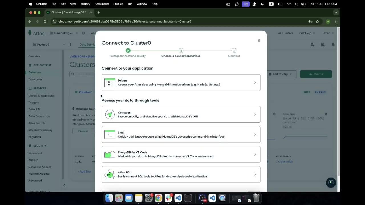 MongoDB Tutorial | Let's create MongoDB | Part 4 | Enatega Multivendor Delivery Tutorial - YouTube