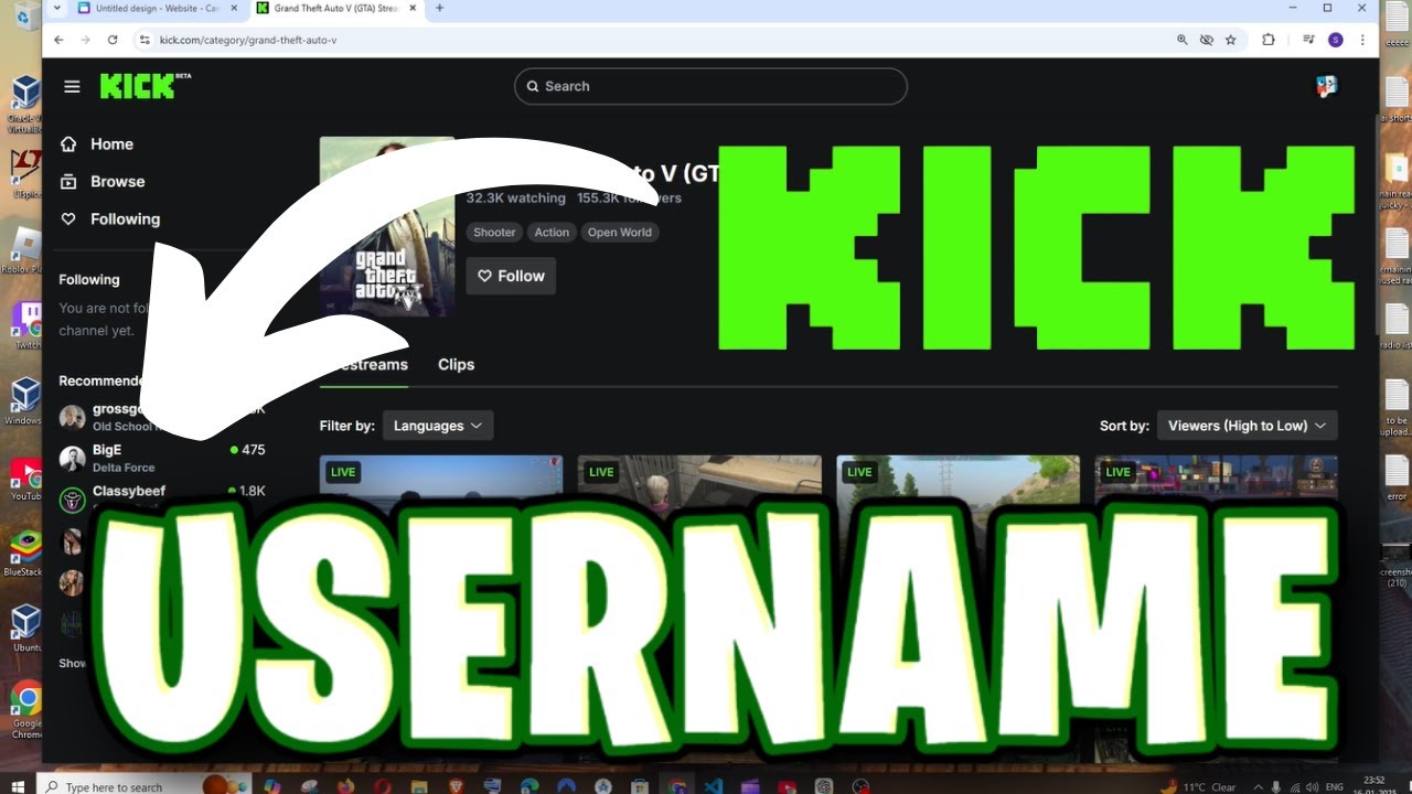 How to Change Username in Kick Streaming App in Browser 2025 - YouTube