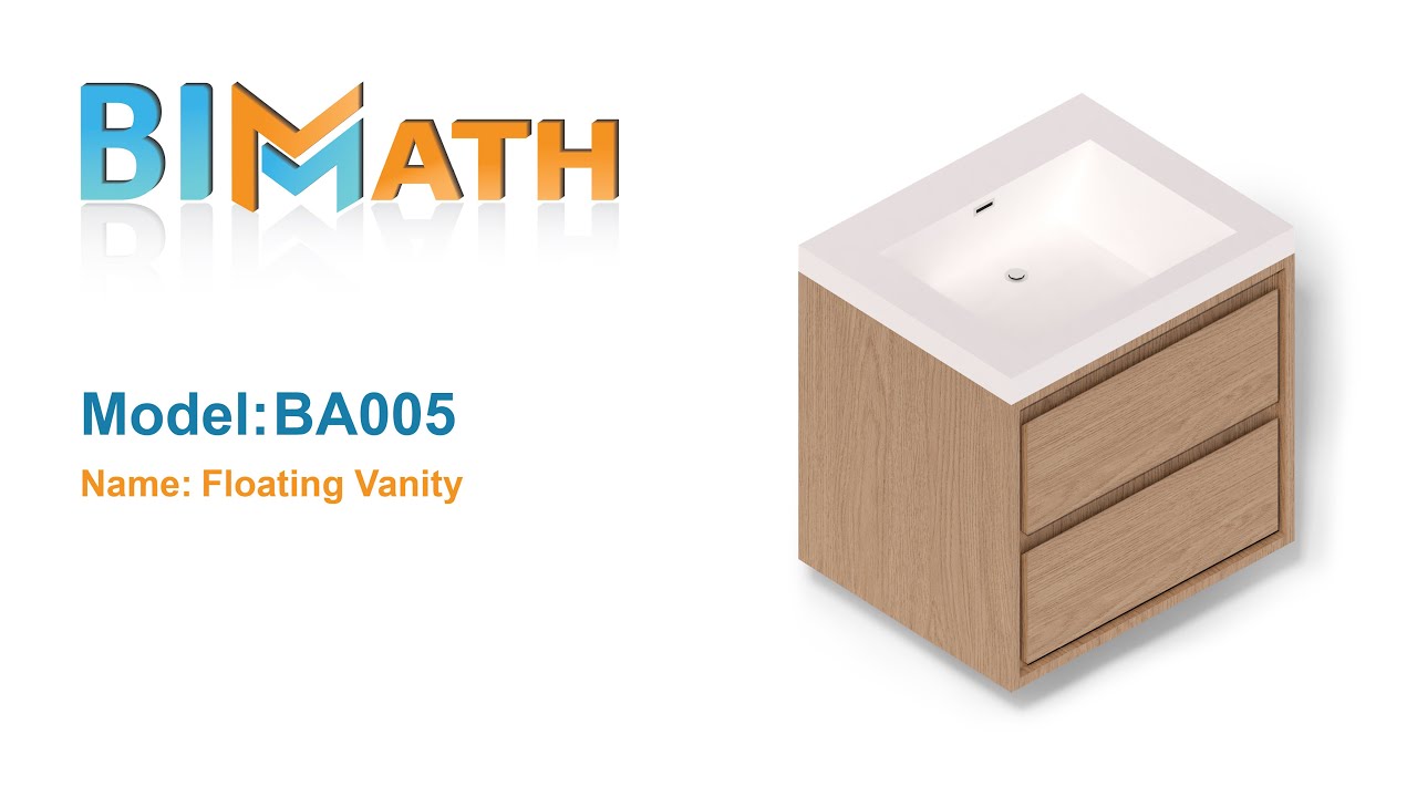 BA005 - Floating Vanity - YouTube