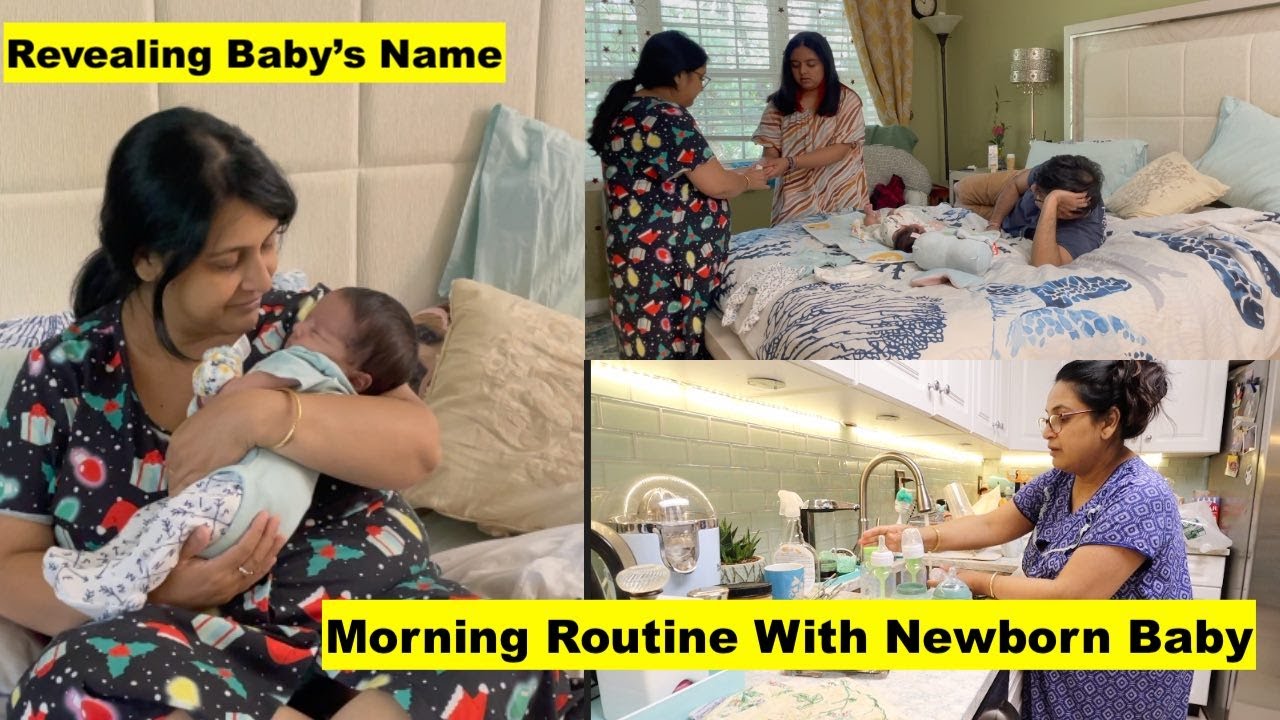 Revealing My Baby's Name 👶 | Morning Routine With New Born Baby ...