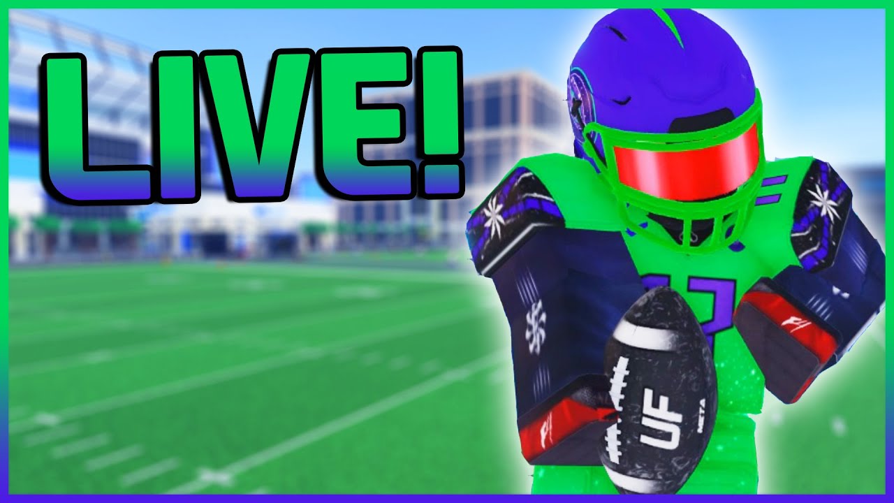 ROBLOX ULTIMATE FOOTBALL GRIND/MAKING PLAYBOOK LIVE! - YouTube
