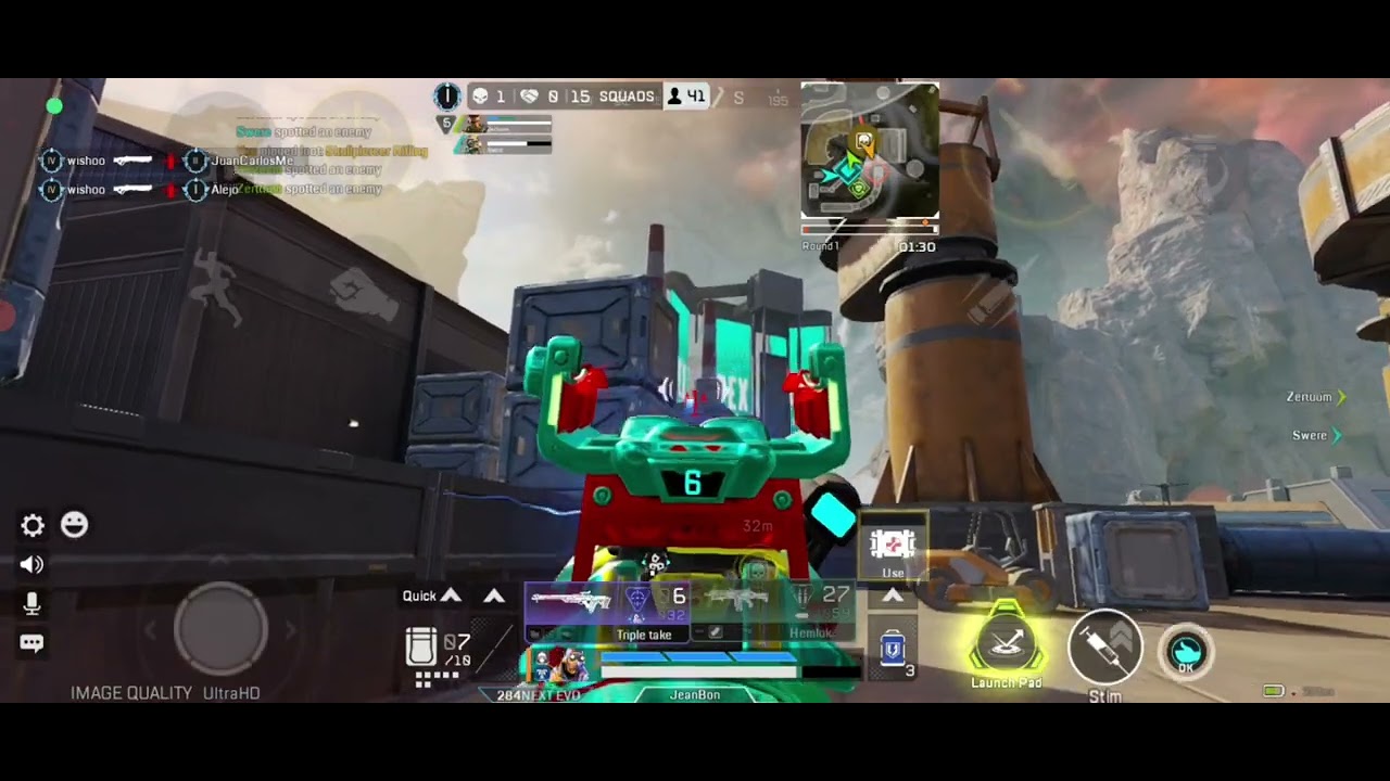 Sniper AR best combo | 5 Fingers Gyroscope | Apex Mobile - YouTube