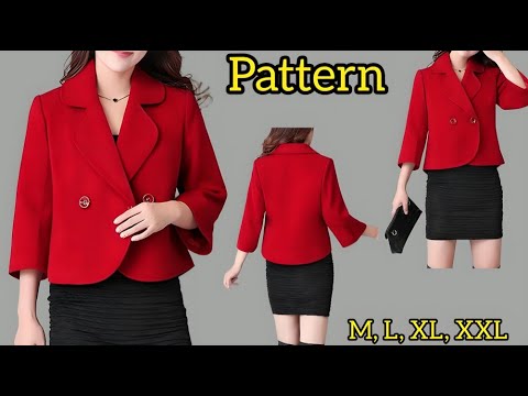 Draw the English Collar Pattern 🧥 in 10 Minutes! 🧵 ️ Easy Method for ...