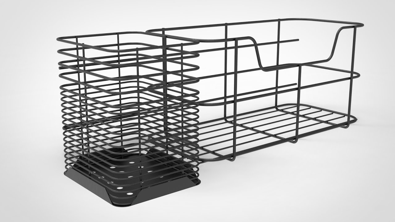 「DESIGN 305」 Bathroom shelf | Solidworks tutorial - YouTube